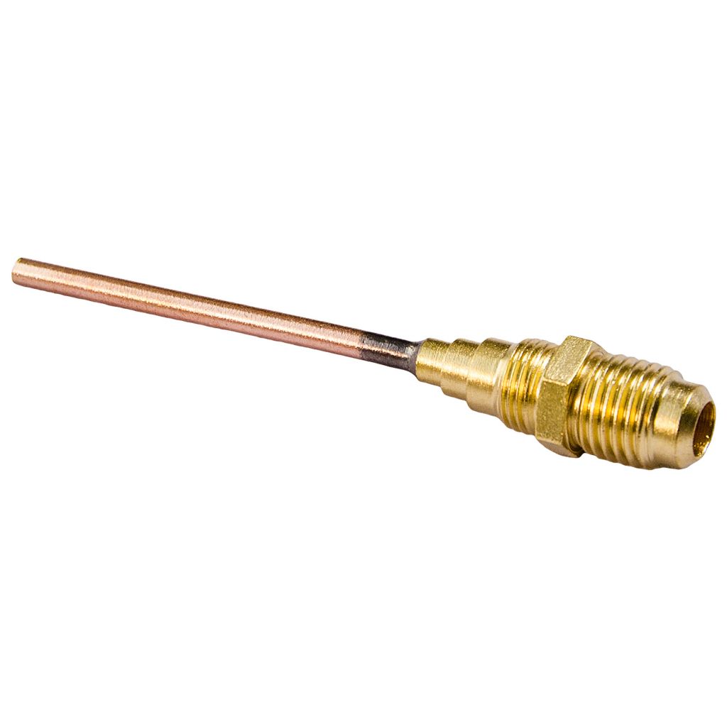 TP-3608 - 1/4″ Male Flare Access Fitting With 1/8″ Copper Tube Extensi ...