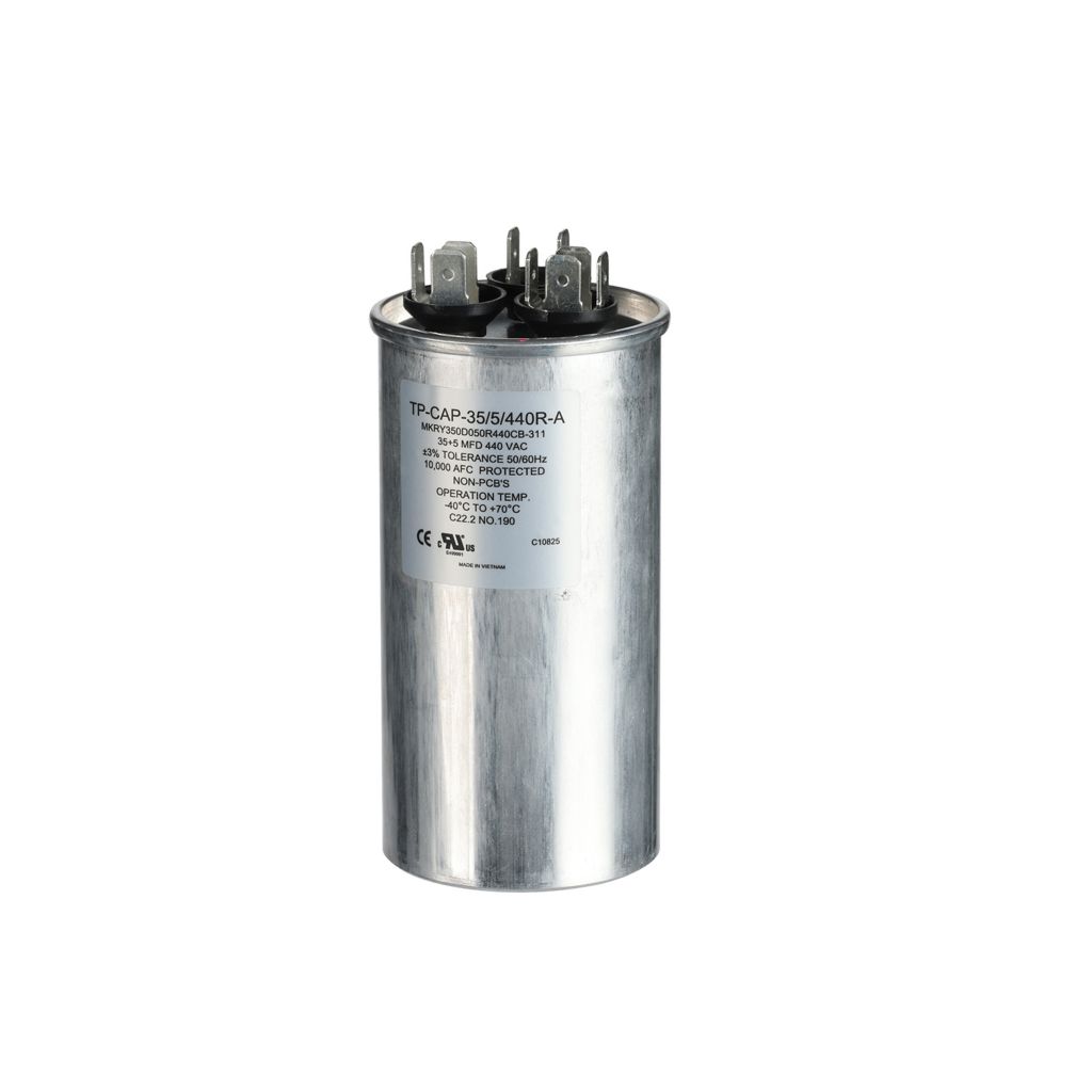 TP-CAP-35/5/440R-A - 35+5MFD 440VAC Round Run Capacitor – tradeprohvac