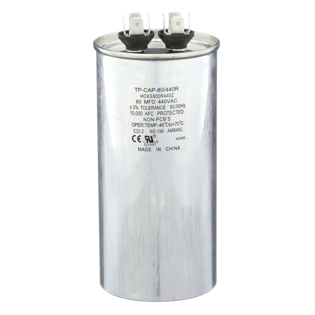 TP-CAP-80/440R - Round Run Capacitor 80 MFD 440 VAC – tradeprohvac