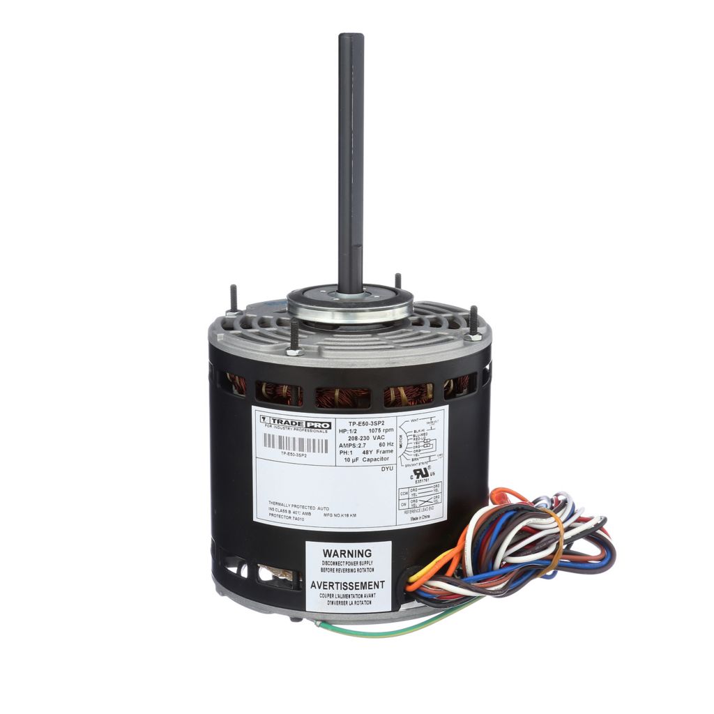 TP-E50-3SP2 - Direct Drive Blower Motor 1/2 HP 208/230V 5.0 Amp 1075 R ...
