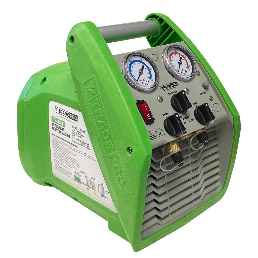TP-RM1 - Refrigerant Recovery Machine, Lightweight 19lb machine, 3/4 H ...